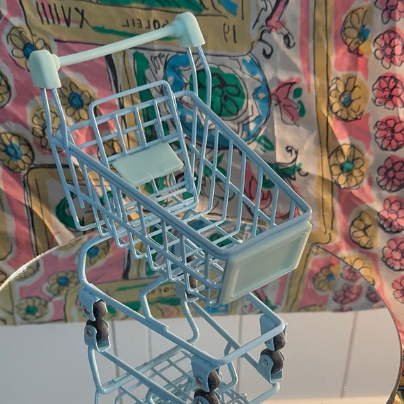 Storage & Organization | Nip Twotone Blue Metal Cart | Poshmark